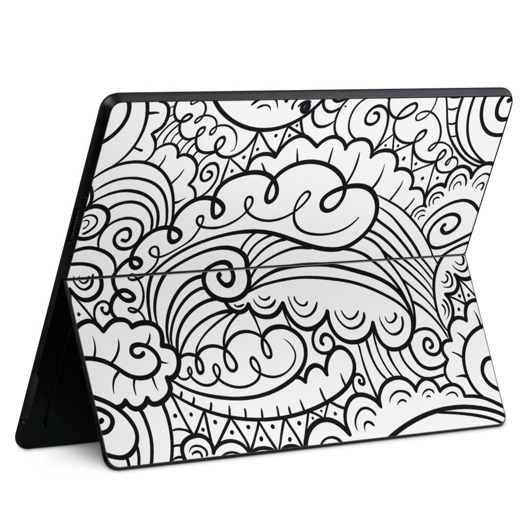 商品特徴・貼るだけでかんたん着せ替え、Surface Pro9 Pro 8 Surface Pro X 共通対応デザインスキンシール・高精細プリントで写真と遜色のない仕上がり！半光沢シートでしっとりツヤのある表現力・ちょっとしたすり傷からS...