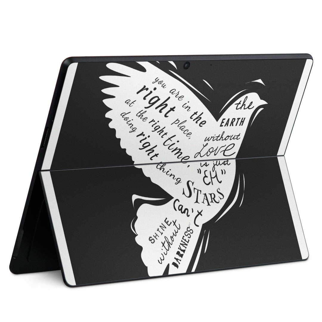 商品特徴・貼るだけでかんたん着せ替え、Surface Pro9 Pro 8 Surface Pro X 共通対応デザインスキンシール・高精細プリントで写真と遜色のない仕上がり！半光沢シートでしっとりツヤのある表現力・ちょっとしたすり傷からS...