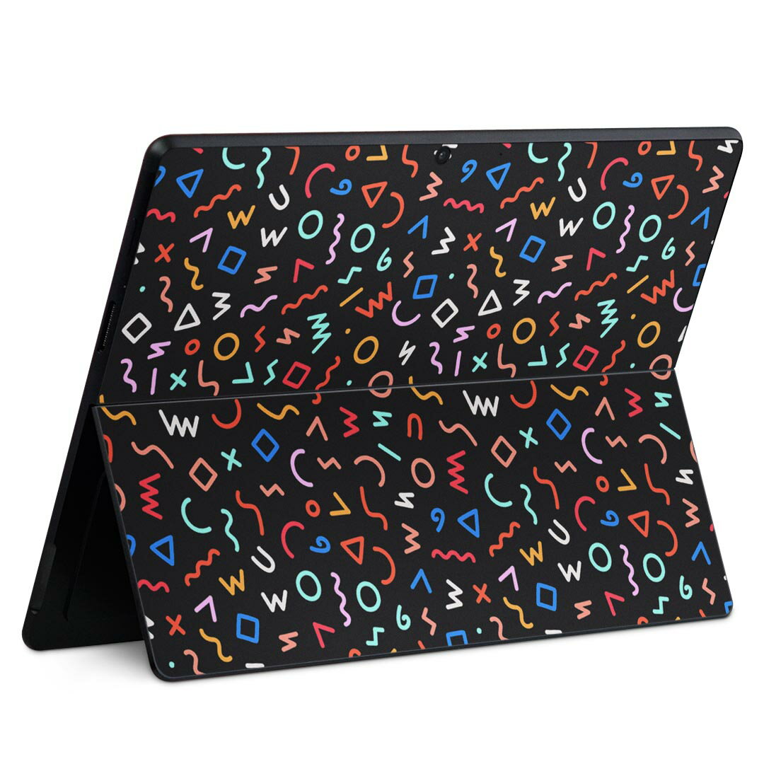 商品特徴・貼るだけでかんたん着せ替え、Surface Pro9 Pro 8 Surface Pro X 共通対応デザインスキンシール・高精細プリントで写真と遜色のない仕上がり！半光沢シートでしっとりツヤのある表現力・ちょっとしたすり傷からS...