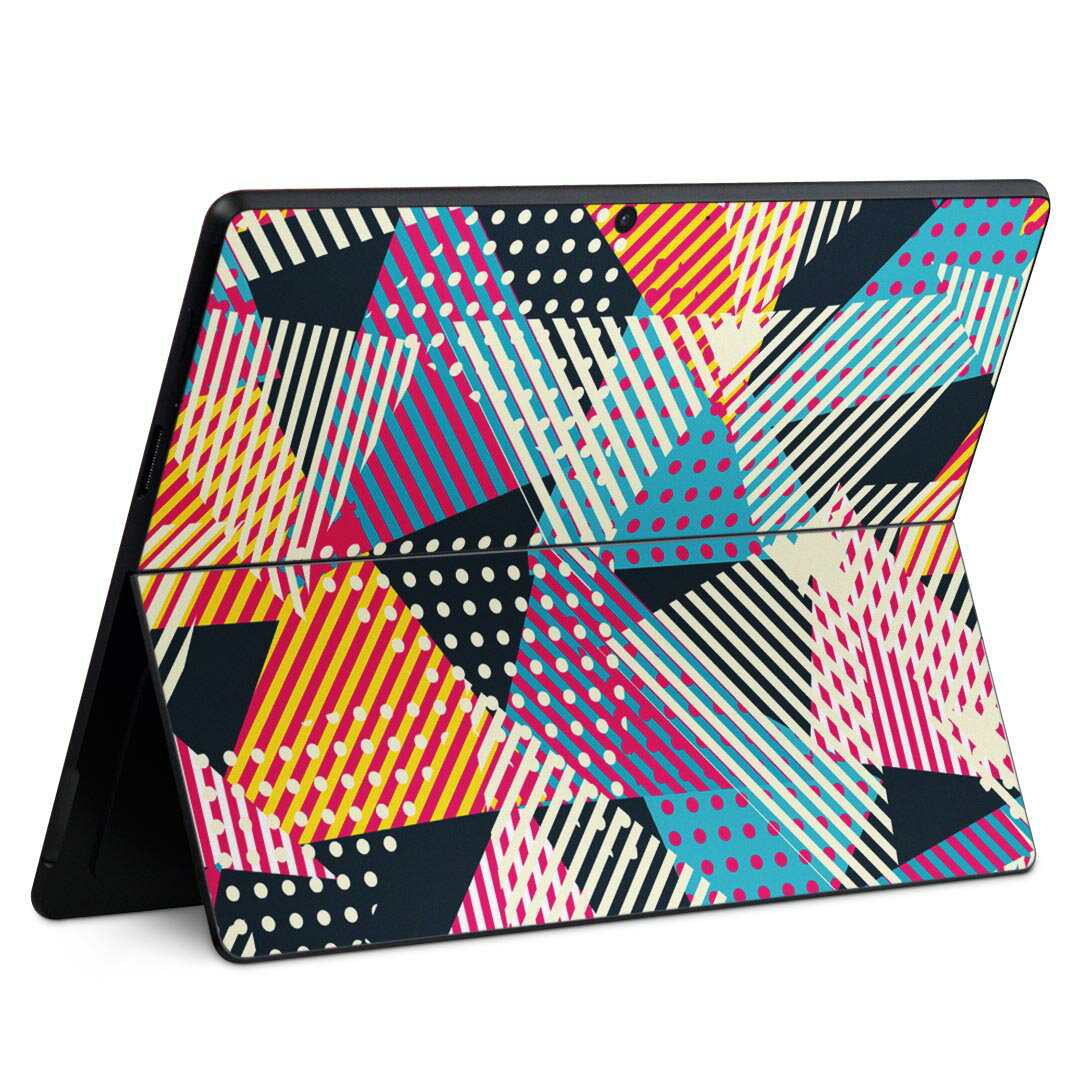 商品特徴・貼るだけでかんたん着せ替え、Surface Pro9 Pro 8 Surface Pro X 共通対応デザインスキンシール・高精細プリントで写真と遜色のない仕上がり！半光沢シートでしっとりツヤのある表現力・ちょっとしたすり傷からS...