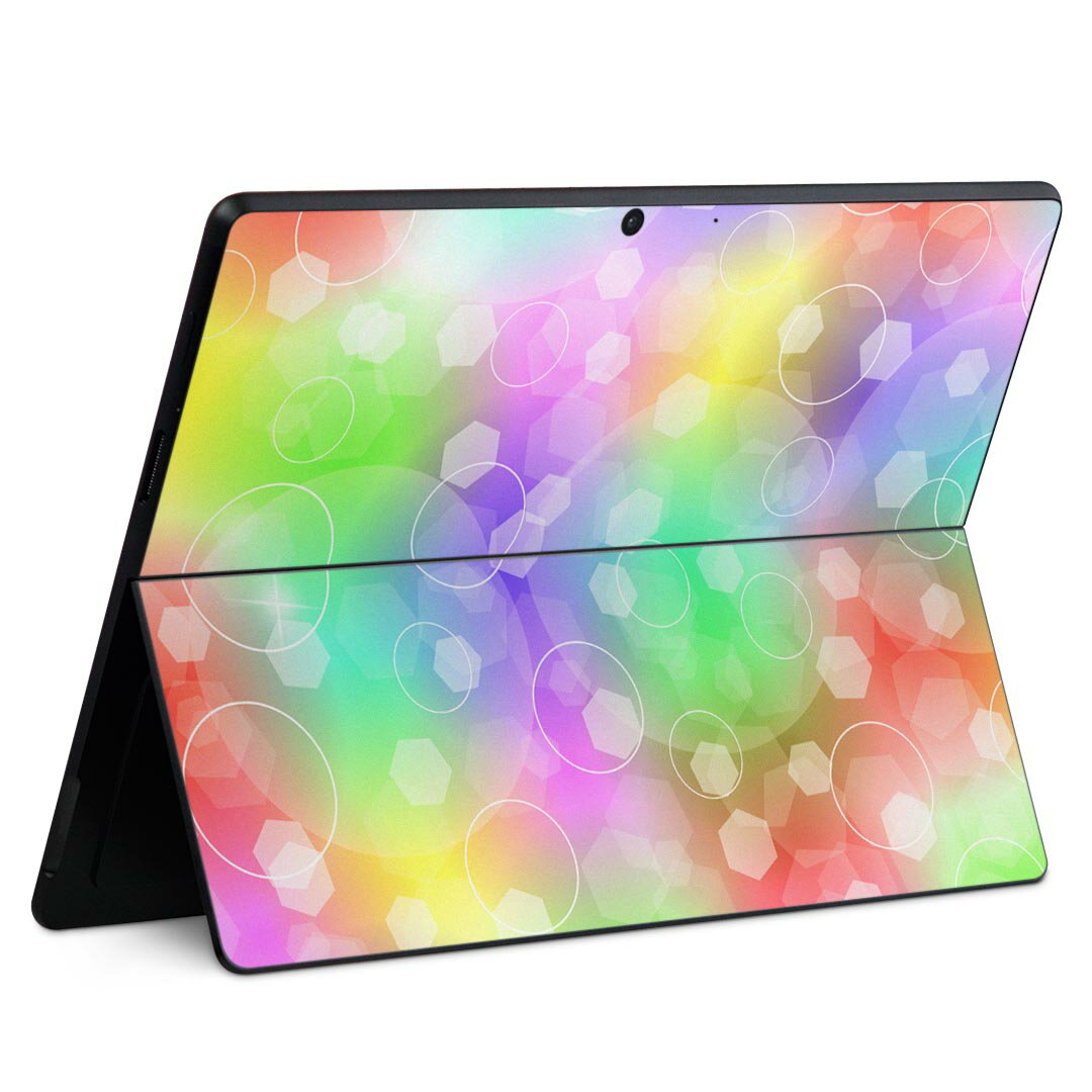 商品特徴・貼るだけでかんたん着せ替え、Surface Pro9 Pro 8 Surface Pro X 共通対応デザインスキンシール・高精細プリントで写真と遜色のない仕上がり！半光沢シートでしっとりツヤのある表現力・ちょっとしたすり傷からS...
