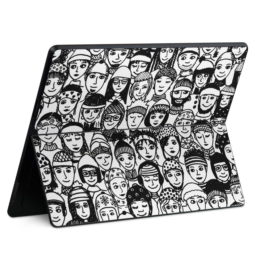 商品特徴・貼るだけでかんたん着せ替え、Surface Pro9 Pro 8 Surface Pro X 共通対応デザインスキンシール・高精細プリントで写真と遜色のない仕上がり！半光沢シートでしっとりツヤのある表現力・ちょっとしたすり傷からS...