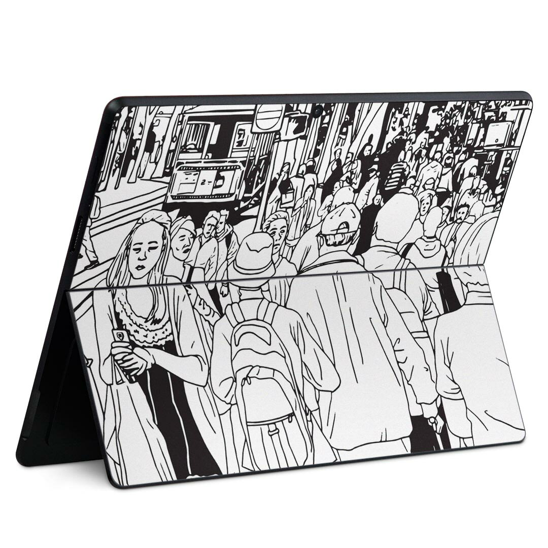 商品特徴・貼るだけでかんたん着せ替え、Surface Pro9 Pro 8 Surface Pro X 共通対応デザインスキンシール・高精細プリントで写真と遜色のない仕上がり！半光沢シートでしっとりツヤのある表現力・ちょっとしたすり傷からS...