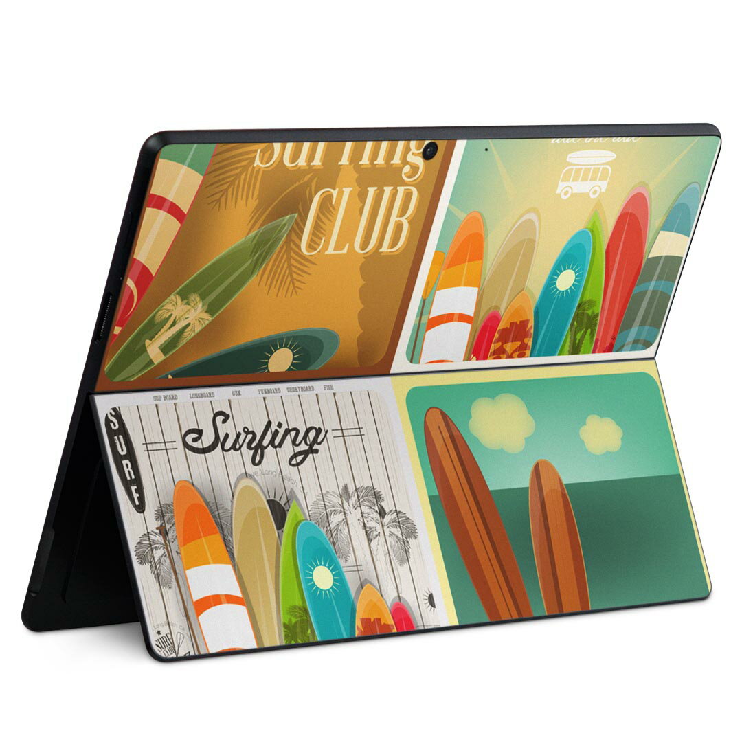 商品特徴・貼るだけでかんたん着せ替え、Surface Pro9 Pro 8 Surface Pro X 共通対応デザインスキンシール・高精細プリントで写真と遜色のない仕上がり！半光沢シートでしっとりツヤのある表現力・ちょっとしたすり傷からS...