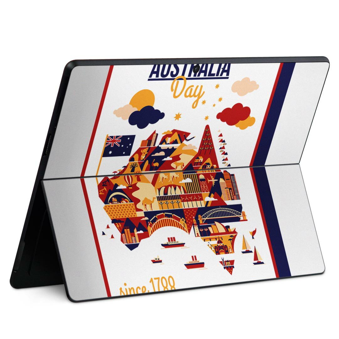 商品特徴・貼るだけでかんたん着せ替え、Surface Pro9 Pro 8 Surface Pro X 共通対応デザインスキンシール・高精細プリントで写真と遜色のない仕上がり！半光沢シートでしっとりツヤのある表現力・ちょっとしたすり傷からS...