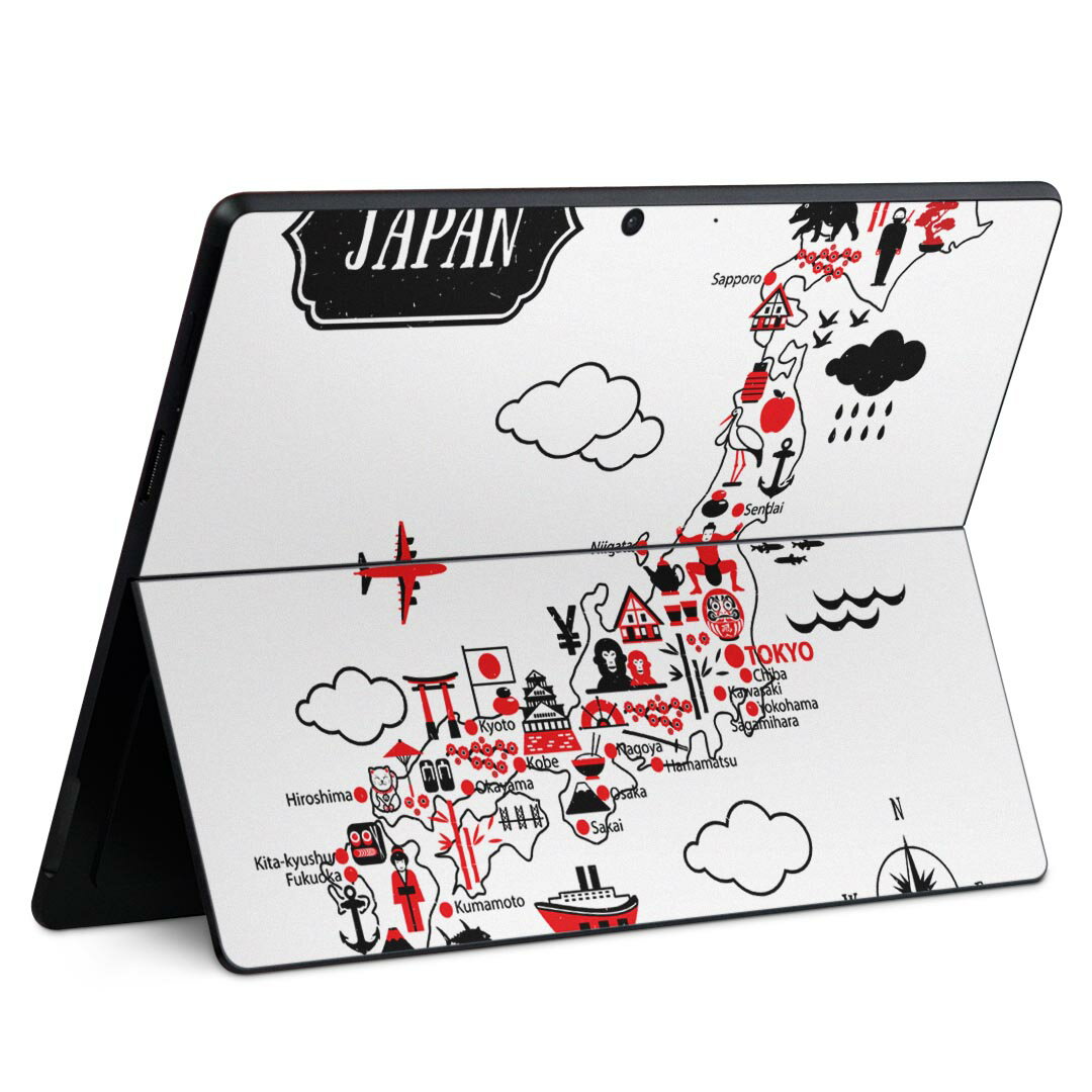 商品特徴・貼るだけでかんたん着せ替え、Surface Pro9 Pro 8 Surface Pro X 共通対応デザインスキンシール・高精細プリントで写真と遜色のない仕上がり！半光沢シートでしっとりツヤのある表現力・ちょっとしたすり傷からS...