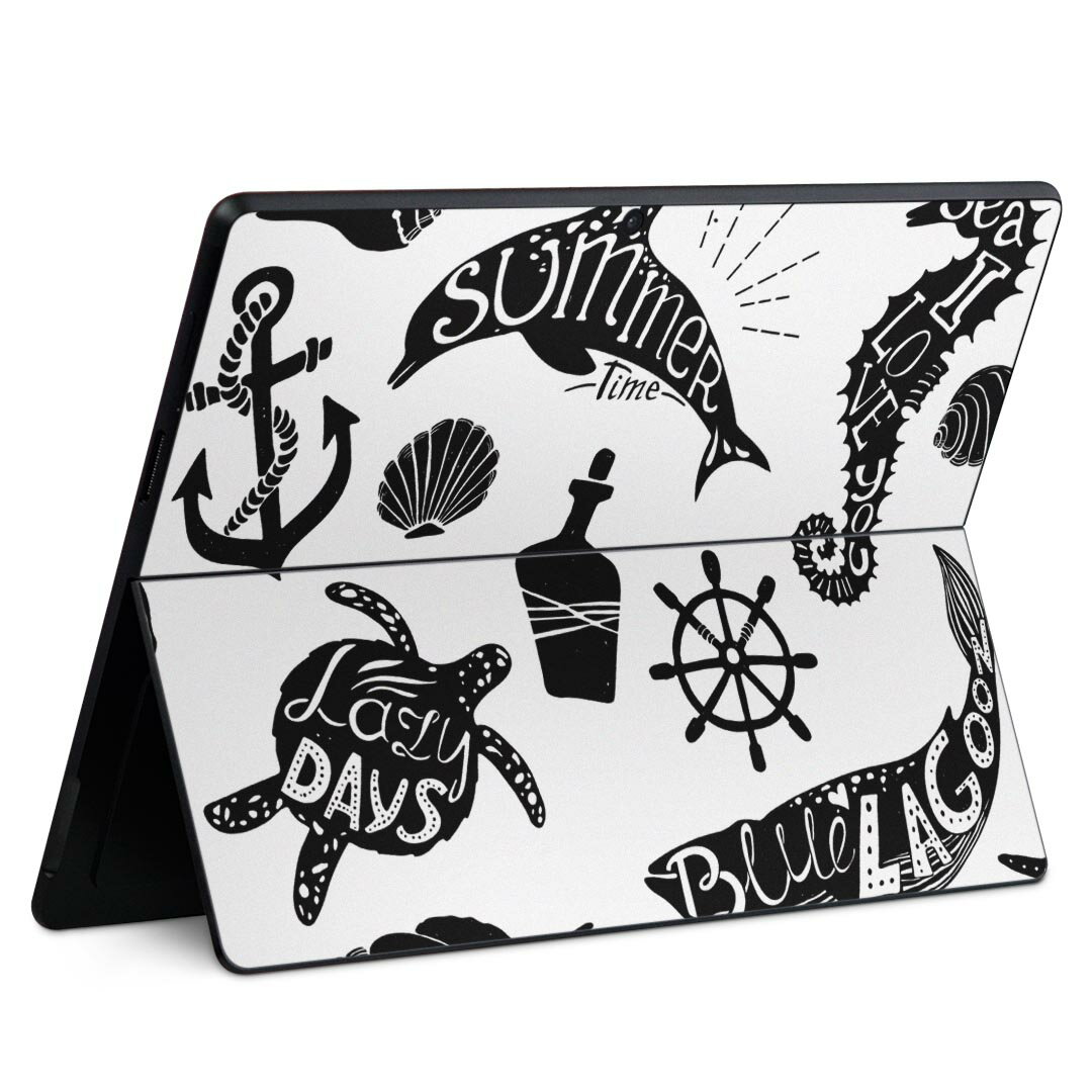 商品特徴・貼るだけでかんたん着せ替え、Surface Pro9 Pro 8 Surface Pro X 共通対応デザインスキンシール・高精細プリントで写真と遜色のない仕上がり！半光沢シートでしっとりツヤのある表現力・ちょっとしたすり傷からS...