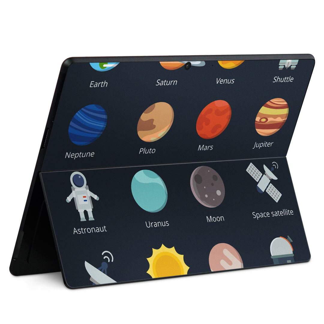 商品特徴・貼るだけでかんたん着せ替え、Surface Pro9 Pro 8 Surface Pro X 共通対応デザインスキンシール・高精細プリントで写真と遜色のない仕上がり！半光沢シートでしっとりツヤのある表現力・ちょっとしたすり傷からS...