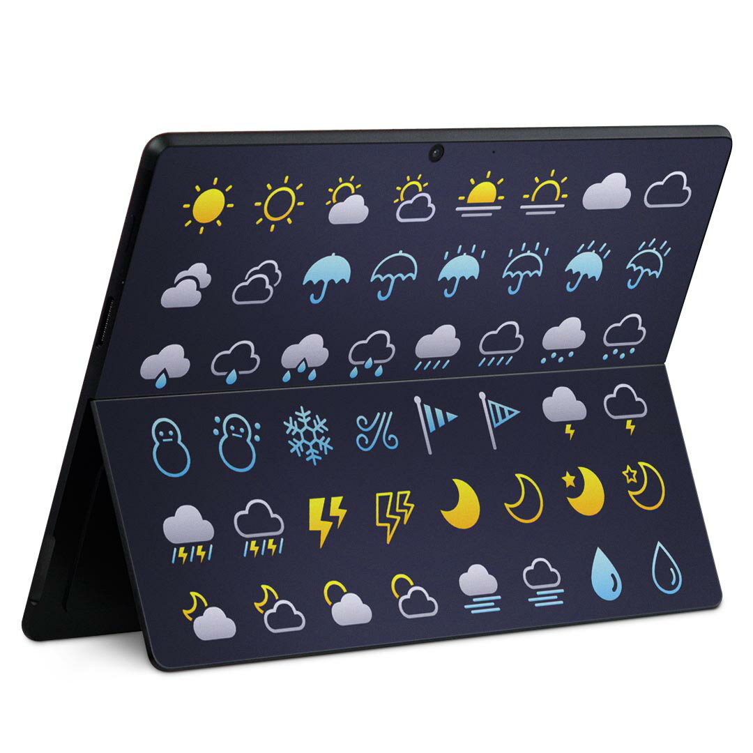 商品特徴・貼るだけでかんたん着せ替え、Surface Pro9 Pro 8 Surface Pro X 共通対応デザインスキンシール・高精細プリントで写真と遜色のない仕上がり！半光沢シートでしっとりツヤのある表現力・ちょっとしたすり傷からS...