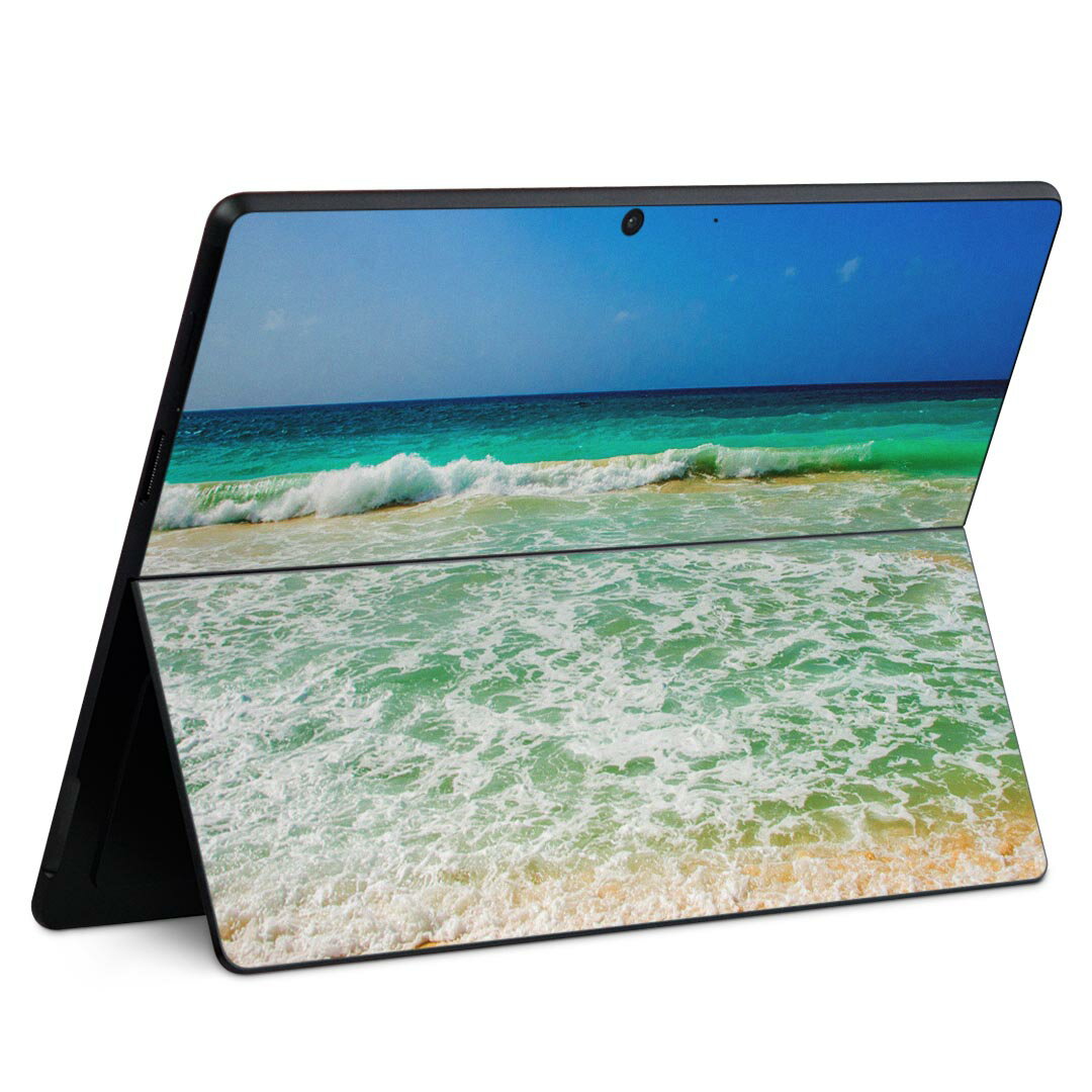 商品特徴・貼るだけでかんたん着せ替え、Surface Pro9 Pro 8 Surface Pro X 共通対応デザインスキンシール・高精細プリントで写真と遜色のない仕上がり！半光沢シートでしっとりツヤのある表現力・ちょっとしたすり傷からS...