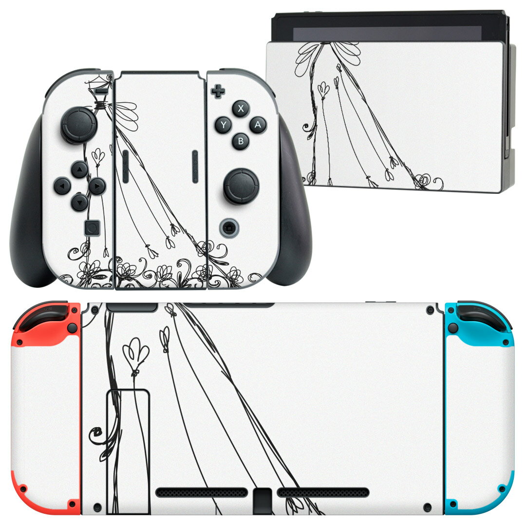 製品名 Nintendo Switch 本体裏面＆ドック正面＆ジョイコン専用 デザインスキンシール セット内容 Nintendo Switch 本体＆ドック＆ジョイコン用スキンシール（各1枚） ニンテンドースイッチ専用です。携帯機のSwit...