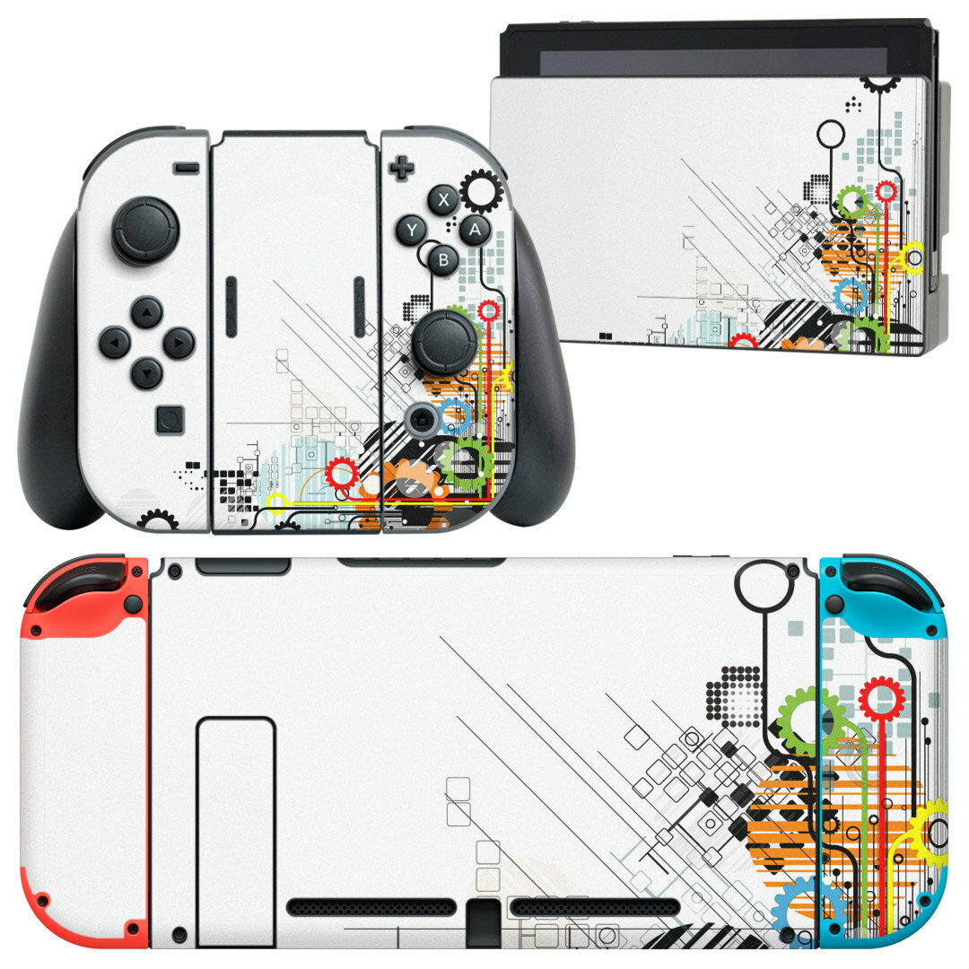 製品名 Nintendo Switch 本体裏面＆ドック正面＆ジョイコン専用 デザインスキンシール セット内容 Nintendo Switch 本体＆ドック＆ジョイコン用スキンシール（各1枚） ニンテンドースイッチ専用です。携帯機のSwit...