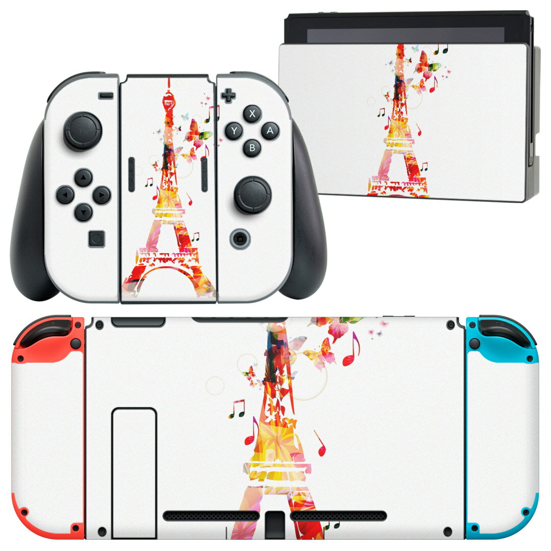 製品名 Nintendo Switch 本体裏面＆ドック正面＆ジョイコン専用 デザインスキンシール セット内容 Nintendo Switch 本体＆ドック＆ジョイコン用スキンシール（各1枚） ニンテンドースイッチ専用です。携帯機のSwit...