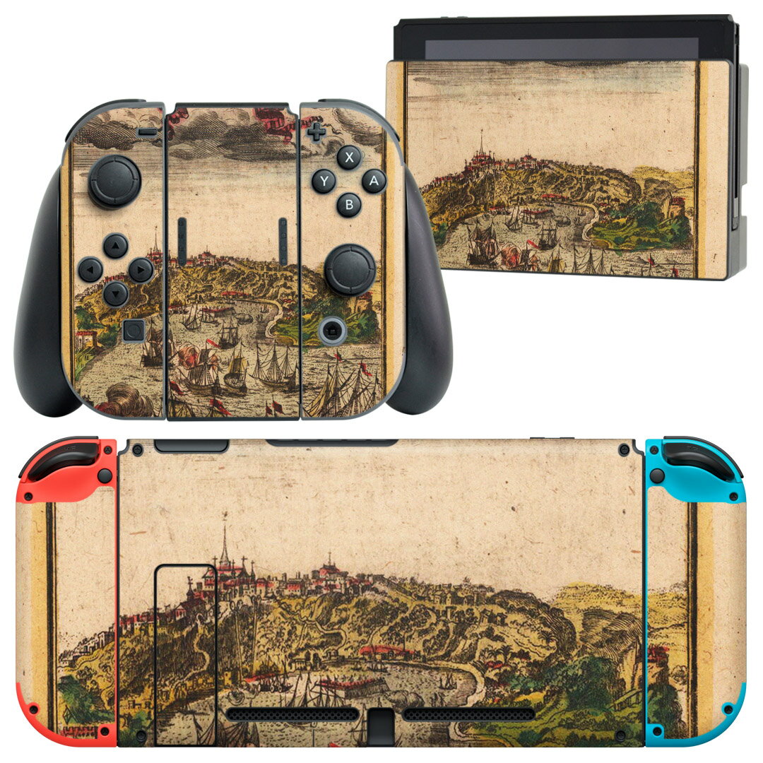 製品名 Nintendo Switch 本体裏面＆ドック正面＆ジョイコン専用 デザインスキンシール セット内容 Nintendo Switch 本体＆ドック＆ジョイコン用スキンシール（各1枚） ニンテンドースイッチ専用です。携帯機のSwit...
