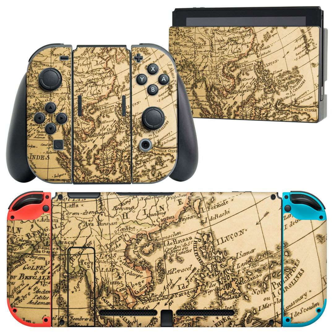 製品名 Nintendo Switch 本体裏面＆ドック正面＆ジョイコン専用 デザインスキンシール セット内容 Nintendo Switch 本体＆ドック＆ジョイコン用スキンシール（各1枚） ニンテンドースイッチ専用です。携帯機のSwit...