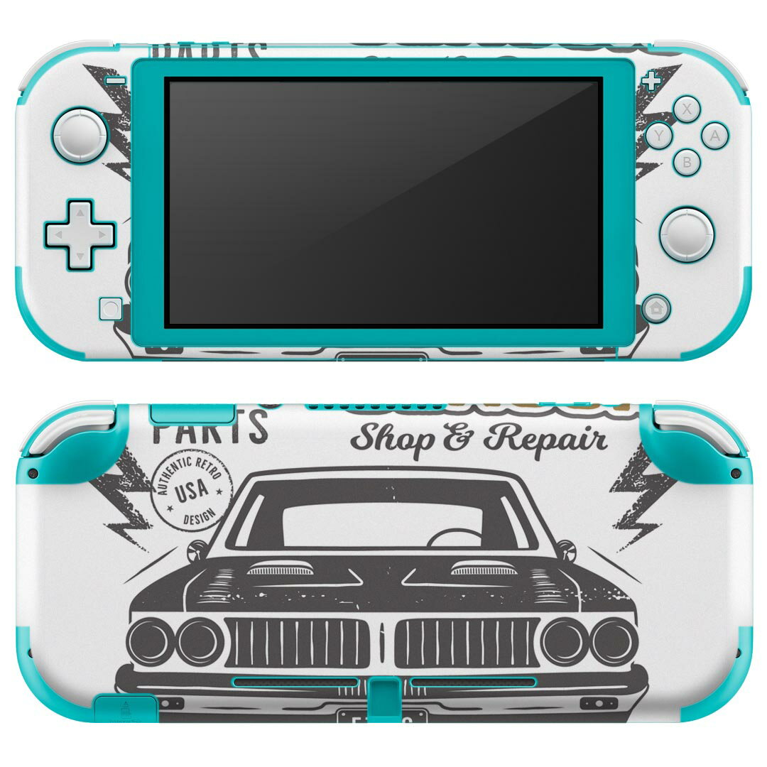 製品名 Nintendo Switch Lite専用 デザインスキンシール セット内容 Nintendo Switch Lite本体用スキンシール（裏表）各1枚 ※液晶側シールは2パーツに分かれていますニンテンドースイッチライト専用です。据...