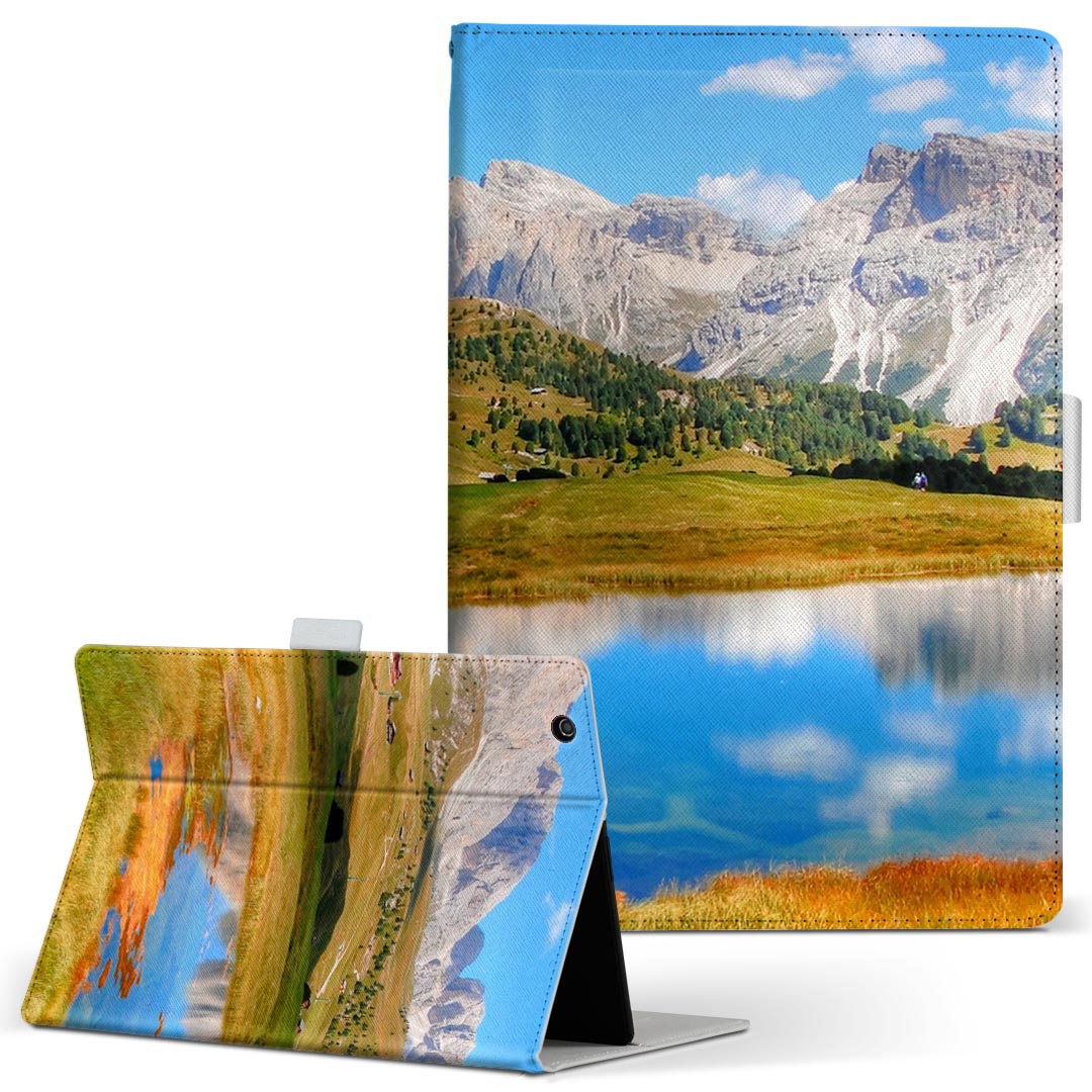 商品特徴・高品質な人工革に継ぎ目のないシームレスな全面デザイン。・業務用の特殊印刷機を使用した高精細プリント。さらにUV加工を施しダメージに強い仕上がり。・動画などの視聴に便利なスタンド機能。・内側に便利なカードスロット＆ロングポケット。・...