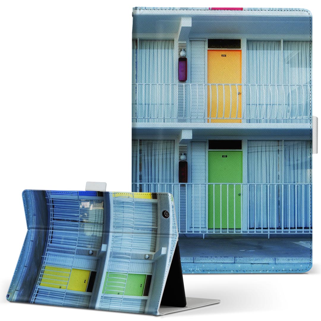 商品特徴・高品質な人工革に継ぎ目のないシームレスな全面デザイン。・業務用の特殊印刷機を使用した高精細プリント。さらにUV加工を施しダメージに強い仕上がり。・動画などの視聴に便利なスタンド機能。・内側に便利なカードスロット＆ロングポケット。・...