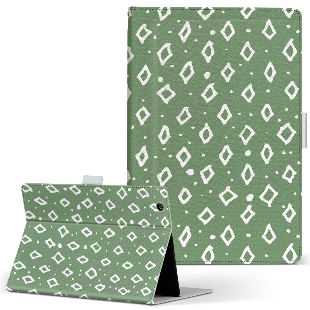 商品特徴・高品質な人工革に継ぎ目のないシームレスな全面デザイン。・業務用の特殊印刷機を使用した高精細プリント。さらにUV加工を施しダメージに強い仕上がり。・動画などの視聴に便利なスタンド機能。・内側に便利なカードスロット＆ロングポケット。・...