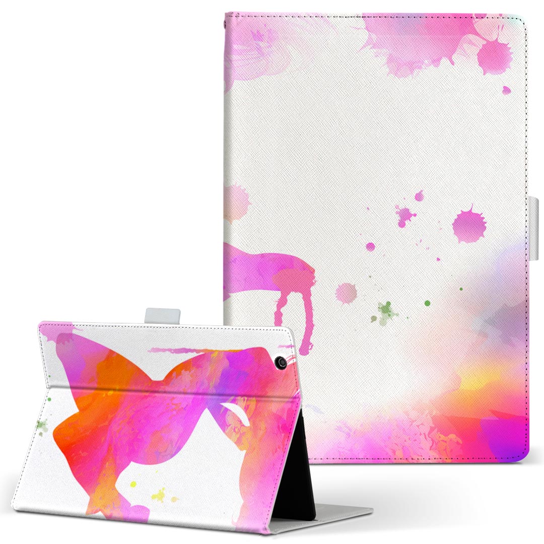 商品特徴・高品質な人工革に継ぎ目のないシームレスな全面デザイン。・業務用の特殊印刷機を使用した高精細プリント。さらにUV加工を施しダメージに強い仕上がり。・動画などの視聴に便利なスタンド機能。・内側に便利なカードスロット＆ロングポケット。・...