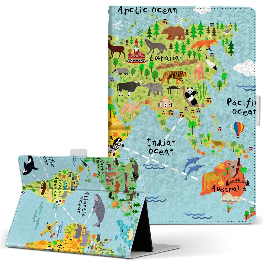 商品特徴・高品質な人工革に継ぎ目のないシームレスな全面デザイン。・業務用の特殊印刷機を使用した高精細プリント。さらにUV加工を施しダメージに強い仕上がり。・動画などの視聴に便利なスタンド機能。・内側に便利なカードスロット＆ロングポケット。・...