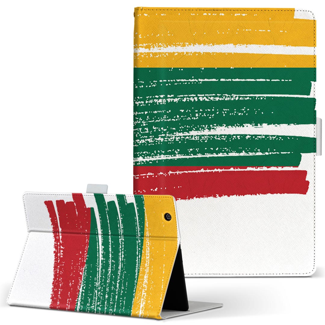 商品特徴・高品質な人工革に継ぎ目のないシームレスな全面デザイン。・業務用の特殊印刷機を使用した高精細プリント。さらにUV加工を施しダメージに強い仕上がり。・動画などの視聴に便利なスタンド機能。・内側に便利なカードスロット＆ロングポケット。・...