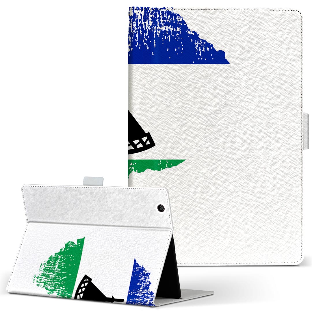 商品特徴・高品質な人工革に継ぎ目のないシームレスな全面デザイン。・業務用の特殊印刷機を使用した高精細プリント。さらにUV加工を施しダメージに強い仕上がり。・動画などの視聴に便利なスタンド機能。・内側に便利なカードスロット＆ロングポケット。・...