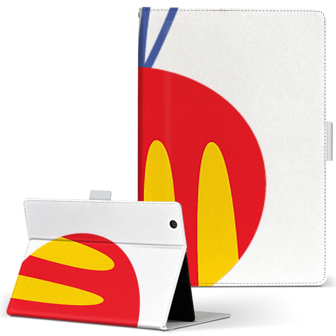 商品特徴・高品質な人工革に継ぎ目のないシームレスな全面デザイン。・業務用の特殊印刷機を使用した高精細プリント。さらにUV加工を施しダメージに強い仕上がり。・動画などの視聴に便利なスタンド機能。・内側に便利なカードスロット＆ロングポケット。・...