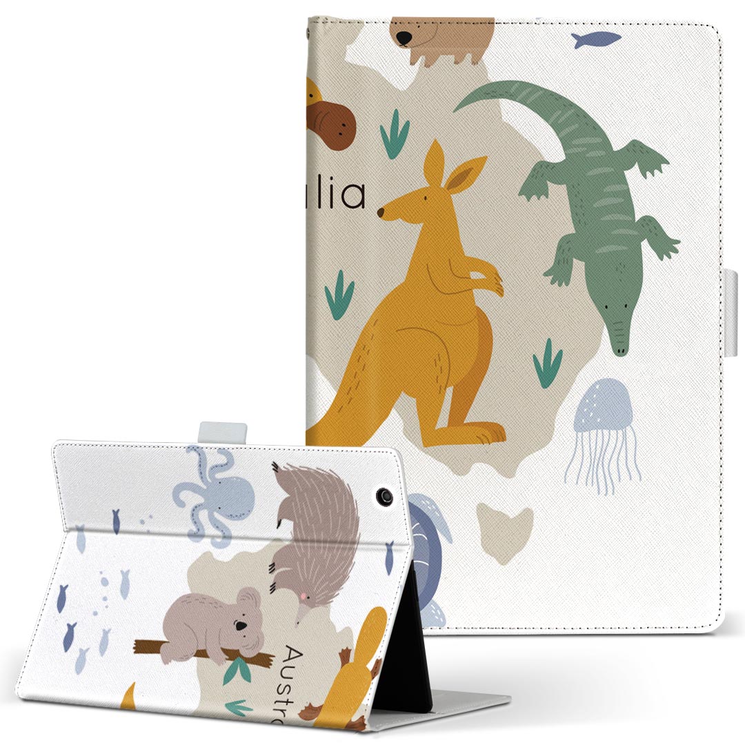 商品特徴・高品質な人工革に継ぎ目のないシームレスな全面デザイン。・業務用の特殊印刷機を使用した高精細プリント。さらにUV加工を施しダメージに強い仕上がり。・動画などの視聴に便利なスタンド機能。・内側に便利なカードスロット＆ロングポケット。・...