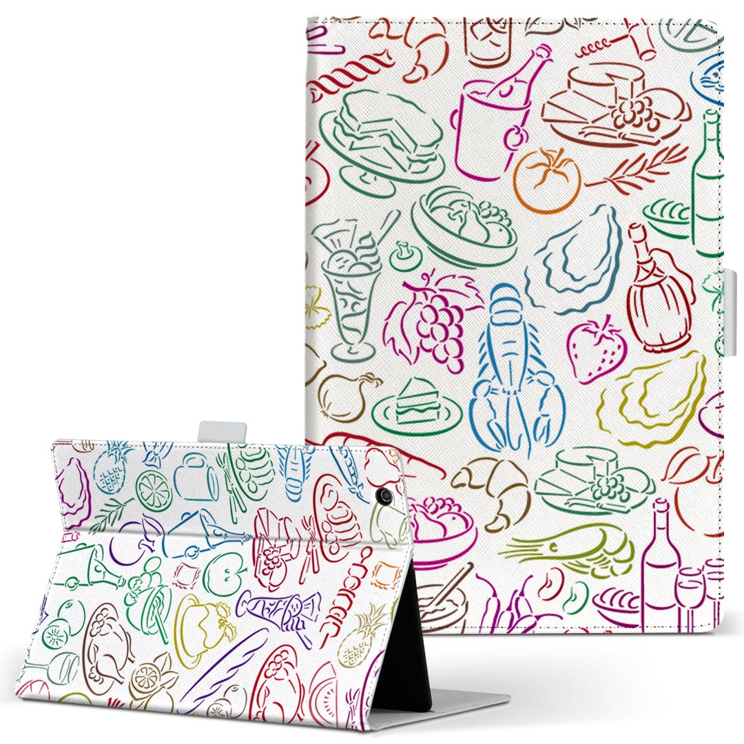 商品特徴・高品質な人工革に継ぎ目のないシームレスな全面デザイン。・業務用の特殊印刷機を使用した高精細プリント。さらにUV加工を施しダメージに強い仕上がり。・動画などの視聴に便利なスタンド機能。・内側に便利なカードスロット＆ロングポケット。・...