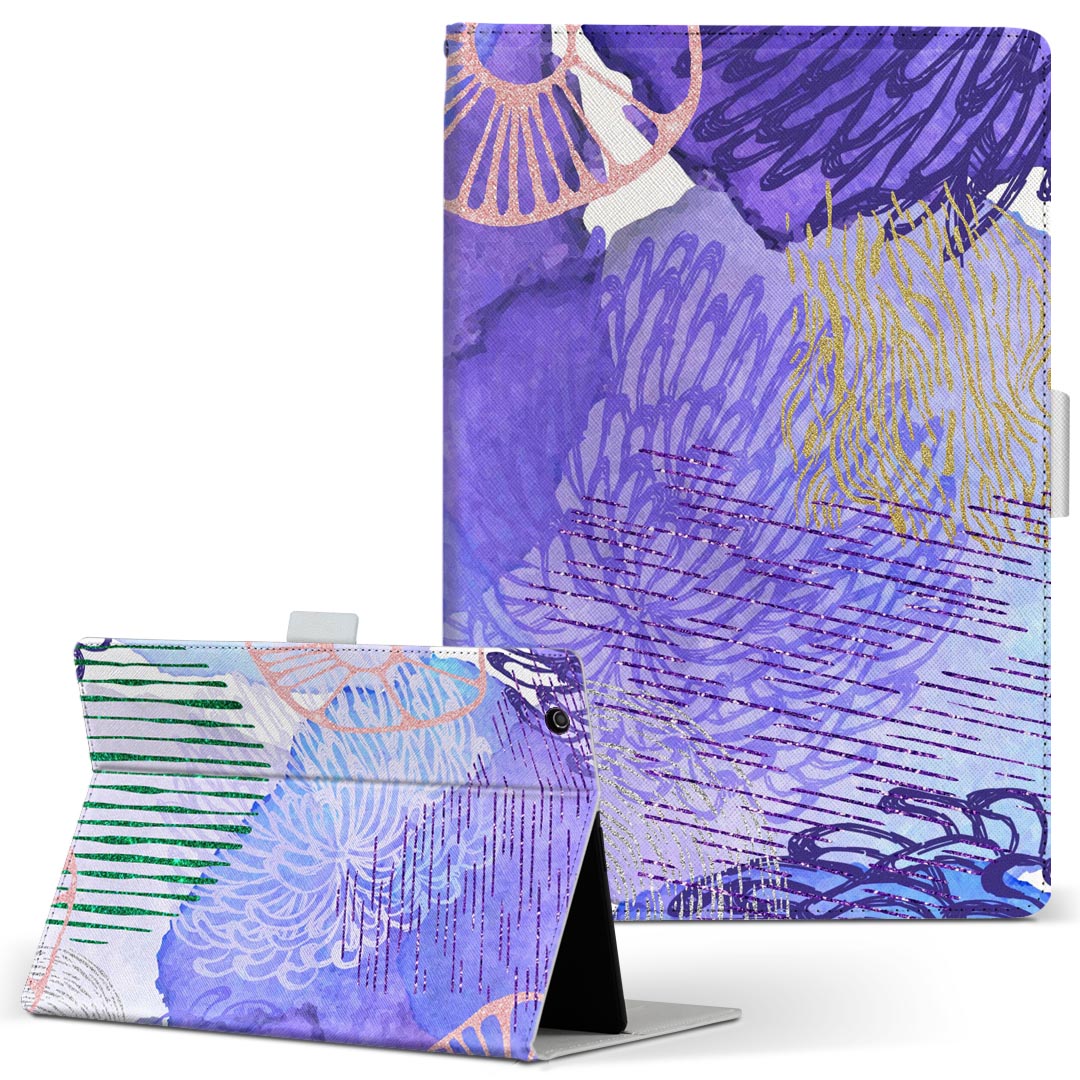 商品特徴・高品質な人工革に継ぎ目のないシームレスな全面デザイン。・業務用の特殊印刷機を使用した高精細プリント。さらにUV加工を施しダメージに強い仕上がり。・動画などの視聴に便利なスタンド機能。・内側に便利なカードスロット＆ロングポケット。・...