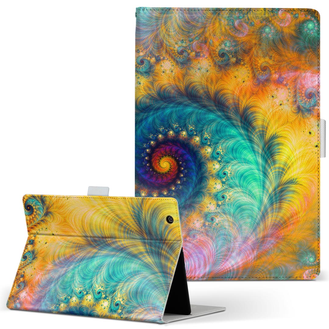 商品特徴・高品質な人工革に継ぎ目のないシームレスな全面デザイン。・業務用の特殊印刷機を使用した高精細プリント。さらにUV加工を施しダメージに強い仕上がり。・動画などの視聴に便利なスタンド機能。・内側に便利なカードスロット＆ロングポケット。・...