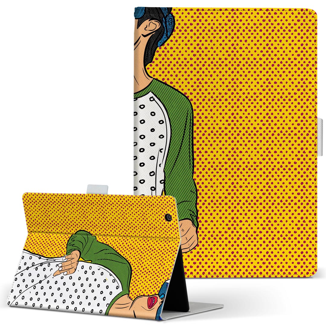 商品特徴・高品質な人工革に継ぎ目のないシームレスな全面デザイン。・業務用の特殊印刷機を使用した高精細プリント。さらにUV加工を施しダメージに強い仕上がり。・動画などの視聴に便利なスタンド機能。・内側に便利なカードスロット＆ロングポケット。・...