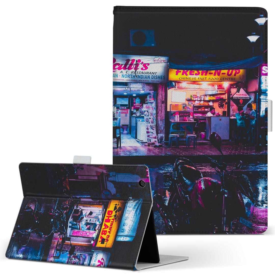 商品特徴・高品質な人工革に継ぎ目のないシームレスな全面デザイン。・業務用の特殊印刷機を使用した高精細プリント。さらにUV加工を施しダメージに強い仕上がり。・動画などの視聴に便利なスタンド機能。・内側に便利なカードスロット＆ロングポケット。・...