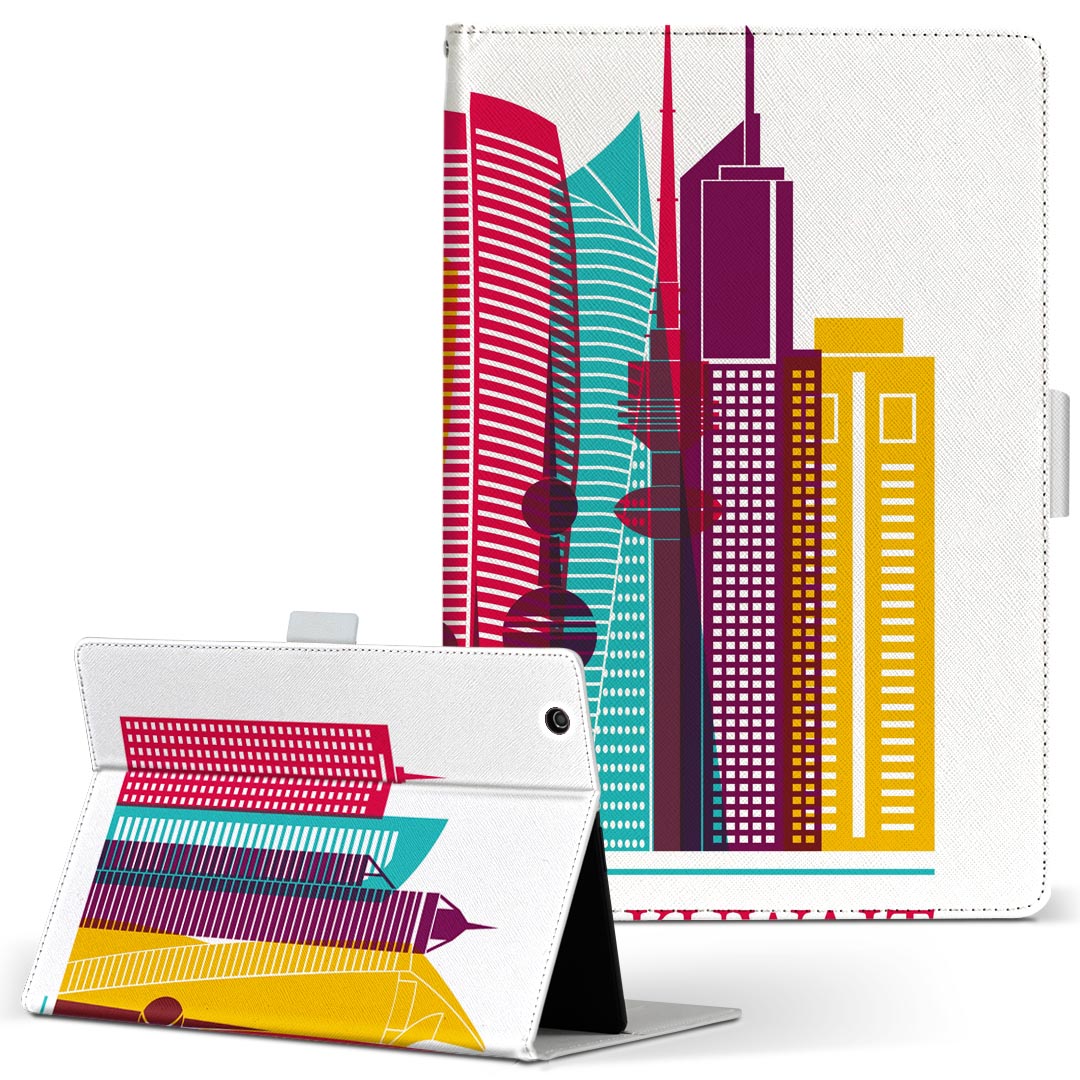 商品特徴・高品質な人工革に継ぎ目のないシームレスな全面デザイン。・業務用の特殊印刷機を使用した高精細プリント。さらにUV加工を施しダメージに強い仕上がり。・動画などの視聴に便利なスタンド機能。・内側に便利なカードスロット＆ロングポケット。・...