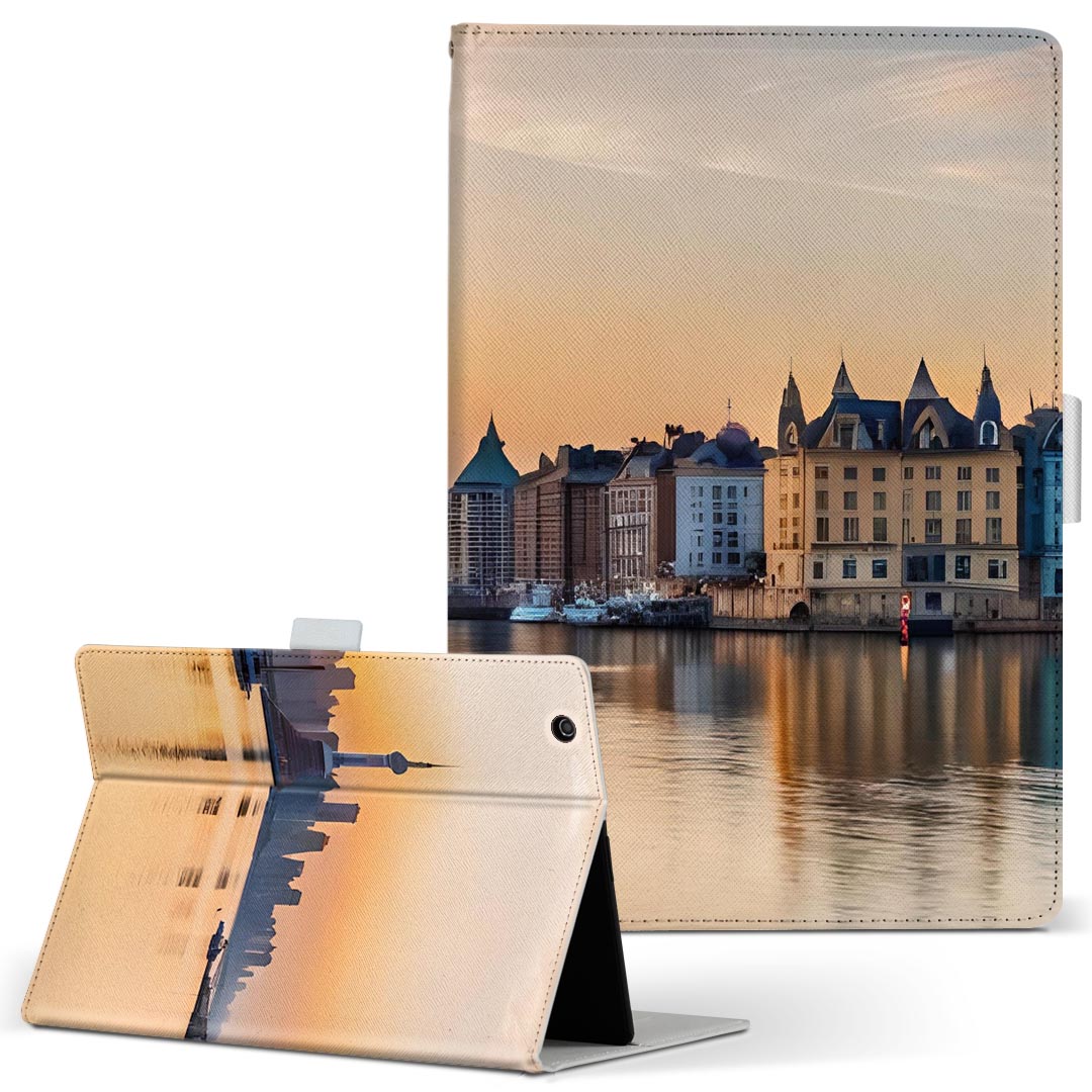 商品特徴・高品質な人工革に継ぎ目のないシームレスな全面デザイン。・業務用の特殊印刷機を使用した高精細プリント。さらにUV加工を施しダメージに強い仕上がり。・動画などの視聴に便利なスタンド機能。・内側に便利なカードスロット＆ロングポケット。・...