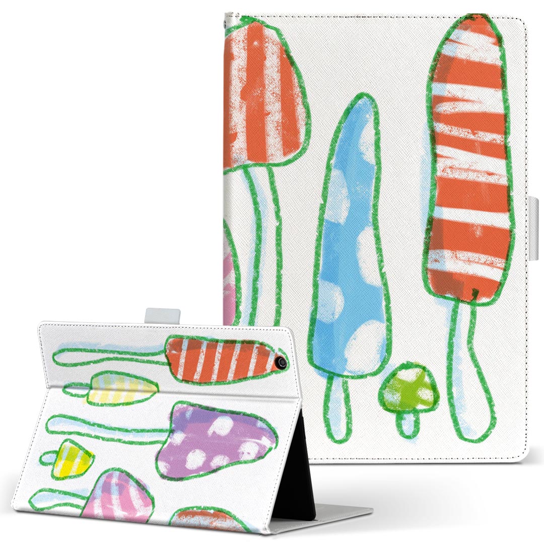 商品特徴・高品質な人工革に継ぎ目のないシームレスな全面デザイン。・業務用の特殊印刷機を使用した高精細プリント。さらにUV加工を施しダメージに強い仕上がり。・動画などの視聴に便利なスタンド機能。・内側に便利なカードスロット＆ロングポケット。・...