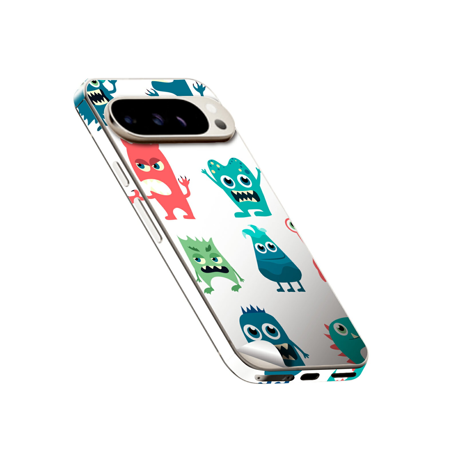 商品特徴・貼るだけでおしゃれに簡単着せ替え、スマホ用デザインスキンシール！・高精細プリントで写真と遜色のない仕上がり！半光沢シートはしっとりツヤのある表現力！・ちょっとしたすり傷からスマホを保護！・「裸で持つ派」の人にはもちろん、シールの上...