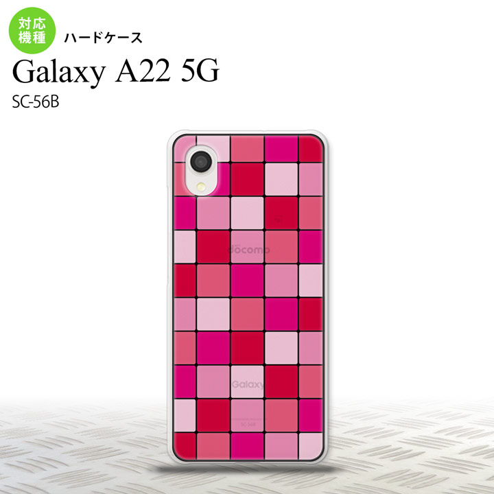 配達方法 &nbsp;メール便宅配便 代金引換×○ 日時指定×○ お届け方法ポスト投函手渡し 商品保証×○ SC-56B Galaxy A22 5G SC-56B 背面ケース ハードケース カバー ステンドグラス風 スクエア ピンク ステン...