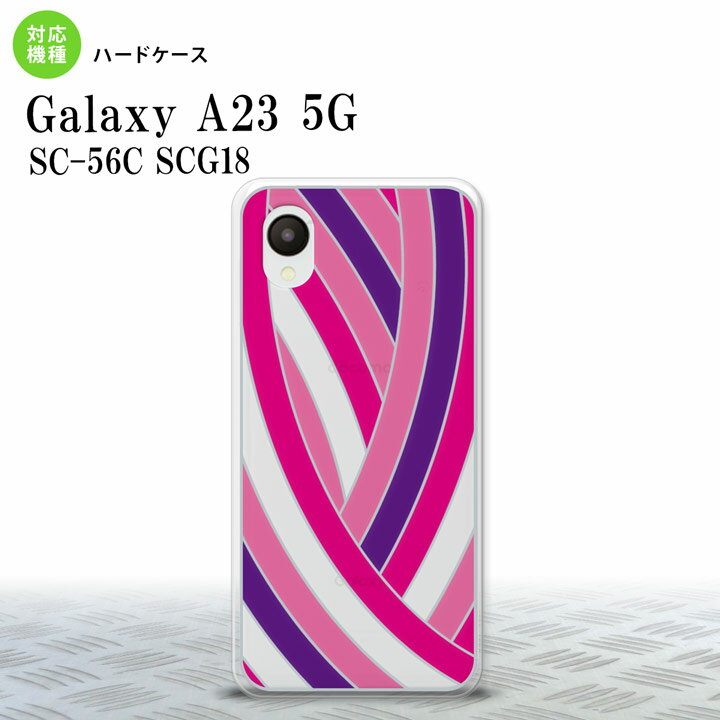 配達方法 &nbsp;メール便宅配便 代金引換×○ 日時指定×○ お届け方法ポスト投函手渡し 商品保証×○ GalaxyA23 Galaxy A23 背面ケース カバー ステンドグラス風 おしゃれ 帯 ピンク ステンドグラス風商品コード：n...