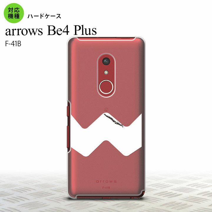 配達方法 &nbsp;メール便宅配便 代金引換×○ 日時指定×○ お届け方法ポスト投函手渡し 商品保証×○ F41B arrows Be4 Plus スマホケース ハードケース ギザギザ クリア 白商品コード：nk-f41b-192対応機種...