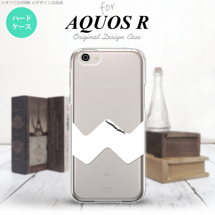 配達方法 &nbsp; メール便 宅配便代金引換×○ 日時指定 × ○ お届け方法 ポスト投函 手渡し 商品保証 × ○ SH03J スマホケース AQUOS R SH-03J カバー アクオス R イラストデザイン（A） クリア×白 nk...
