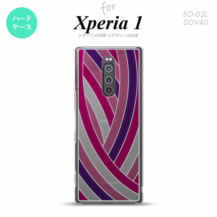 配達方法 &nbsp;メール便宅配便 代金引換×○ 日時指定×○ お届け方法ポスト投函手渡し 商品保証×○ SO-03L SOV40 901SO Xperia 1 スマホケース カバー 帯 ピンク ステンドグラス風商品コード：nk-xp1-...