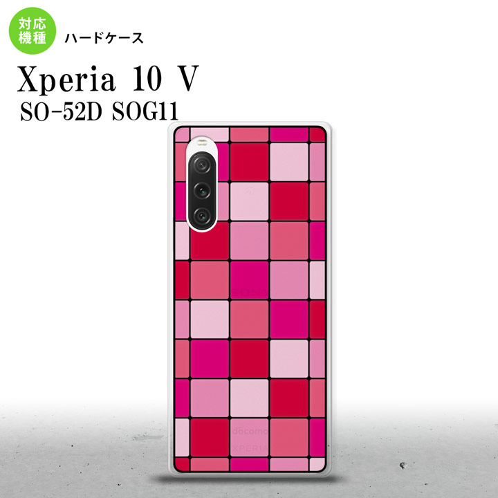 配達方法 &nbsp;メール便宅配便 代金引換×○ 日時指定×○ お届け方法ポスト投函手渡し 商品保証×○ Xperia10V Xperia10V 背面ケース カバー ステンドグラス風 おしゃれ スクエア ピンク ステンドグラス風商品コード...