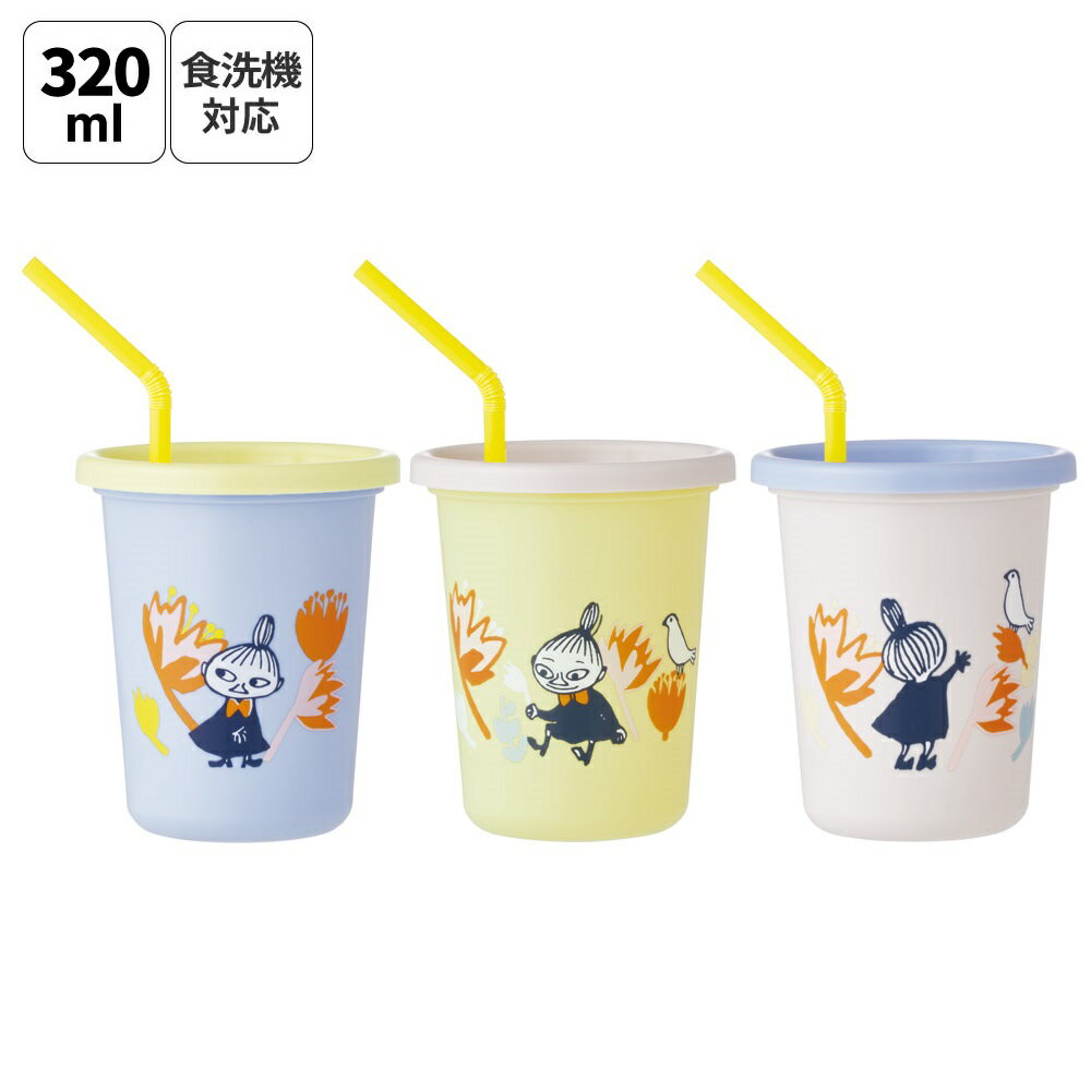 可愛いキャラクターのフタ付きコップ3個セット。 おうちでの普段使いはもちろん、レジャーやアウトドア、パーティーなどでも大活躍☆ ストローを外して食洗機OK！ ストローは市販の直径6mmタイプのものがご使用いただけます。 ※ご注意※ フタは完...