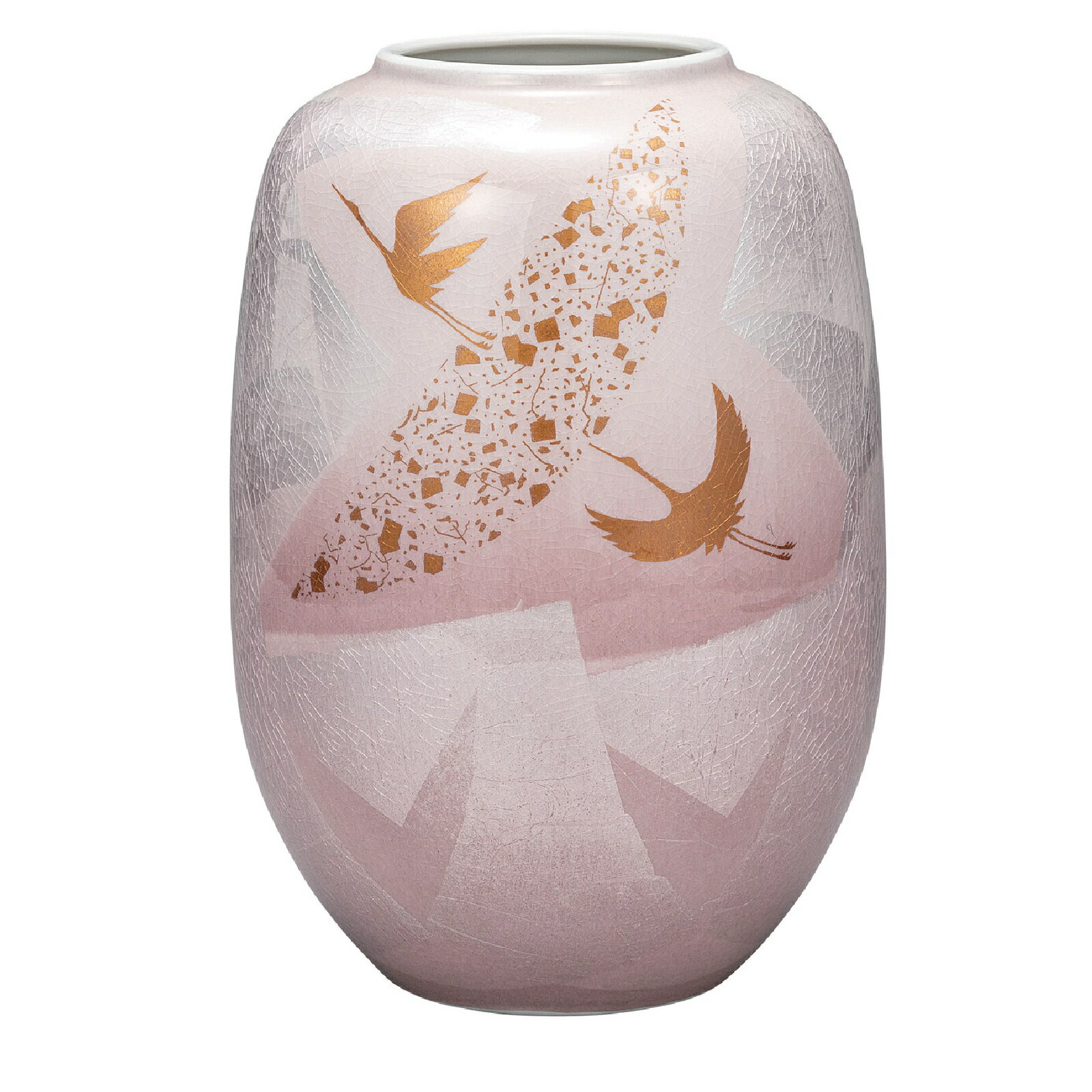 サイズ：径17 高24.5 (cm) ■素材：磁器 ■生産地：日本（九谷焼） 九谷焼の花瓶は、花瓶自体が華やか物も多く、シンプルな花を一輪挿すだけでも十分に映えます。 和室だけでなく洋室やモダンなインテリアにも調和し、部屋を華やかに演出して...