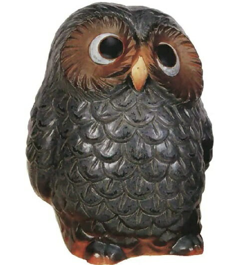 ふくろうは幸せを招く縁起物とされています。 ふくろうは、苦労知らずで不苦労（フクロウ）といわれ幸運を呼ぶ 鳥として人気があります。 ふくろうの首が360度近く回る事から先を見通し商売繁盛 のお守りとしても重宝されている鳥です。 【サイズ】幅...