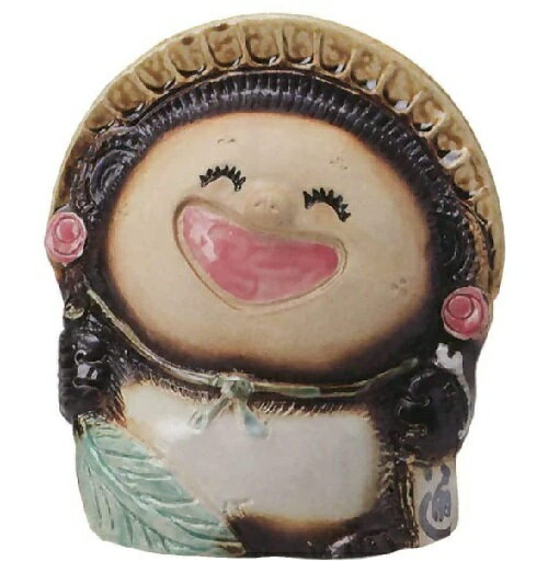 【サイズ】全高19cm×幅17.5cm×奥行13cm 【材質】陶器製 生産/日本(滋賀県　信楽) 工芸品のためサイズは多少前後する場合がございます。 色・柄は陶器、焼き物の為、一品一品、画像と異なります、ご了承の上ご注文下さい。 信楽焼のタ...