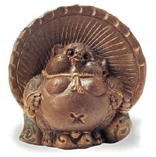 【サイズ】横巾34.0cm、奥行23.0cm、高さ35.0cm 【材質】陶器製 生産/日本(滋賀県　信楽) 工芸品のためサイズは多少前後する場合がございます。 色・柄は陶器、焼き物の為、一品一品、画像と異なります、ご了承の上ご注文下さい。 ...