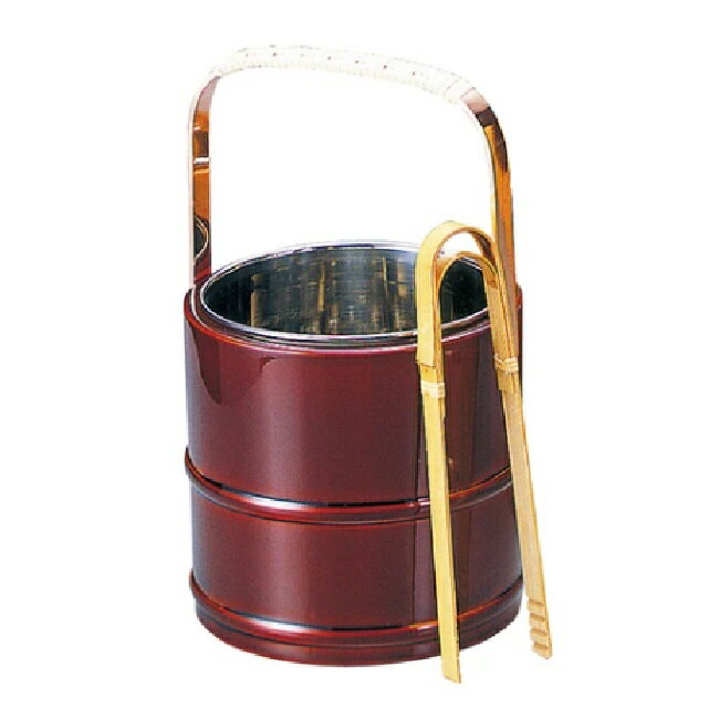 サイズ・ 木製アイスペール：約φ13.8xH13.5cm（トング：約L18.5cm）（容量約1300cc） 規格 ■生産地：日本 ■素材：さわら材（カシュー塗装）銅タガ ステンレス（中子）、竹（トング） 桶スタイルの粋なアイスペールです。 ...